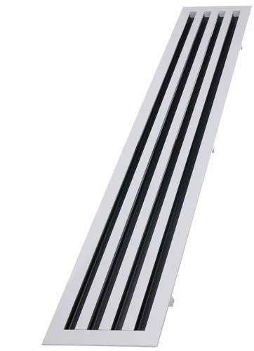 Powder Coated Aluminum 4 Slot Diffuser Grill Hvac For Industrial