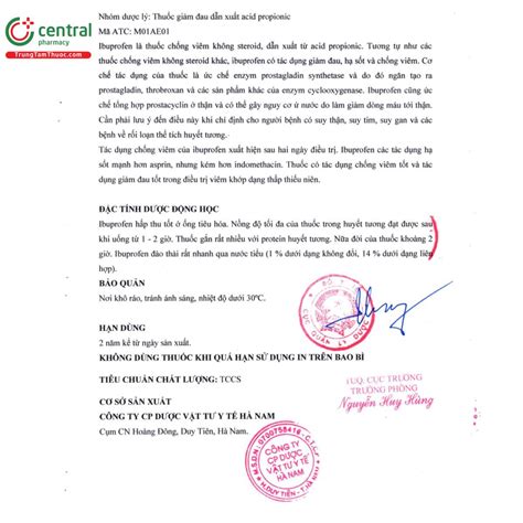 Thuốc Bufecol 200 Effe Tabs Giúp Giảm đau Hạ Sốt Làm Giảm Viêm