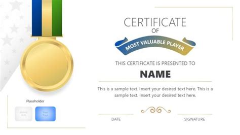 T Certificate Template For Powerpoint