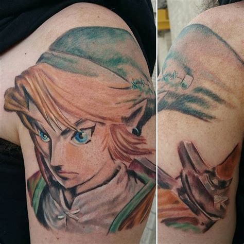 The Legend Of Zelda Tattoo Link From The Twilight Princess