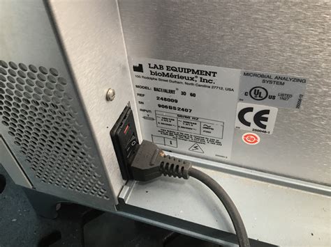 Lab Equipment Bact Alert 3d 60 Bact Alert 3d Troostwijk