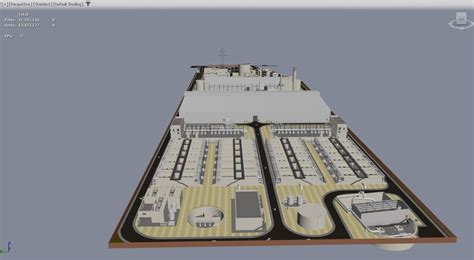 3d Huge Manufacturing Water Desalination Plant 3d Model Turbosquid