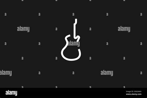 Guitar Vector Logo Design Stock Vector Image And Art Alamy