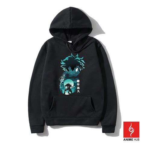Mha Deku Art Hoodie Anime Hub Kenya