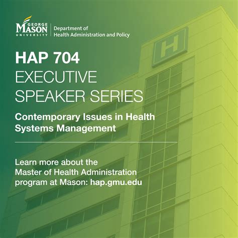 Health Administration Programs Department Of Health Administration