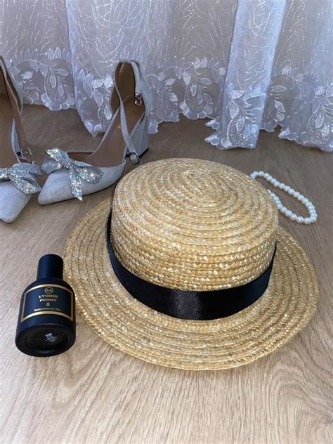 Жіноча шляпа канотьє зі стрічкою — ціна 400 грн у каталозі Капелюхи