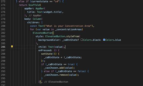 Flutter How To Change The Color Of An Elevated Button When Selected