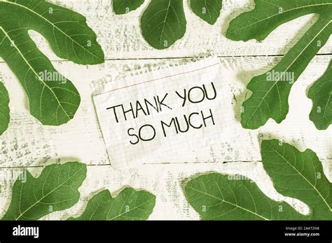 Writing Note Showing Thank You So Much Business Concept For Expression Of Gratitude Greetings