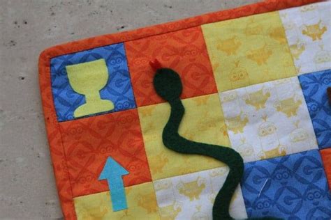 How To Sew A Quilted Snakes And Ladders Playmat Playmat Sewing
