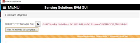 fdc2214evm firmware updates endlessly sensors forum sensors ti