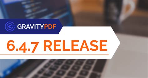 Gravity PDF 6 4 7 Released Bug Fixes And Dependency Updates Gravity PDF