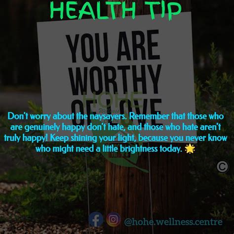 At Hohe Wellness Centre I Am Committed To Fostering A Positive Mindset