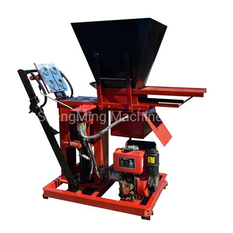 Diesel Engine Clay Interlocking Brick Block Moulds Making Machine South