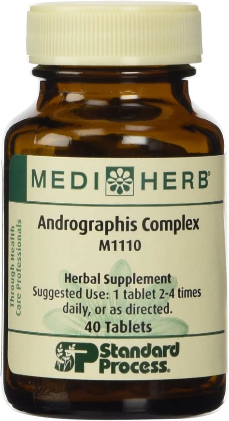 Mediherb Andrographis Complex 40 Tabs Health And Household