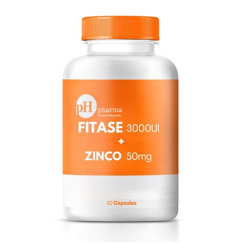 Pré E Pós Botox Fitase 3000ui Zinco 50mg 10 Cápsulas Phpharma