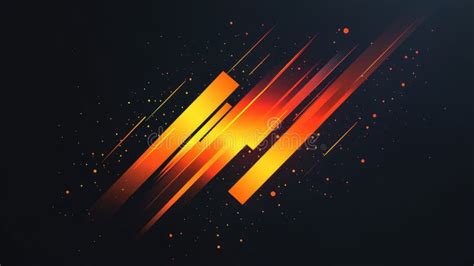 Stylized Abstract Emblem With Bold Sans Serif Font Swoosh Element And Geometric Shapes