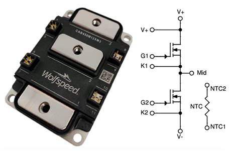 V A All SiC Half Bridge Module Maximizes Power Density New Products
