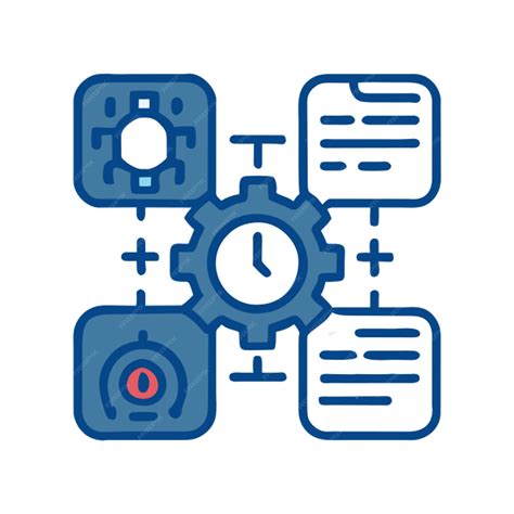 Ai Automations To Save Time For Businesses Icon Colored Outline