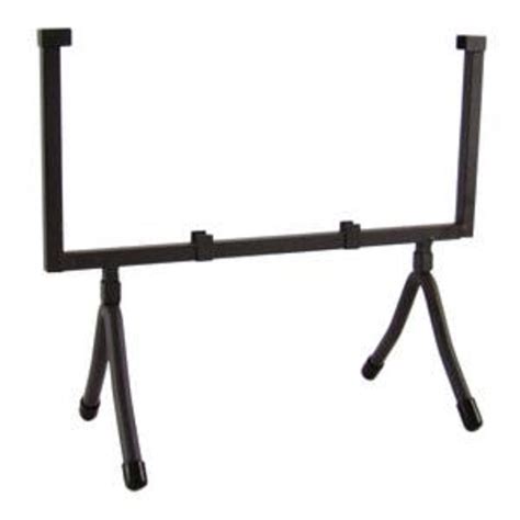 Black Wrought Iron Stand For 14 Inch Square Stained Glass Panel The