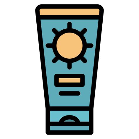 Sunscreen Generic Outline Color Icon