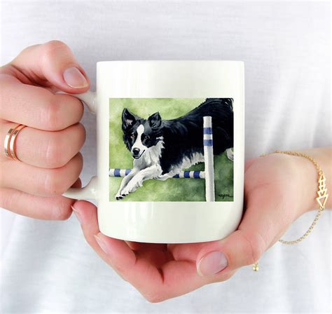Border Collie Watercolor Art Paintings Dog Prints Gallery
