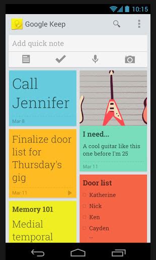 Googles New Sticky Notes App Google Keep Daves Computer Tips