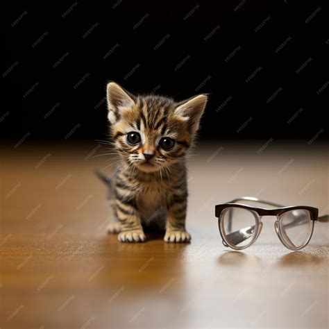 Premium Ai Image Illustration Of The Worlds Smallest Miniature Tabby