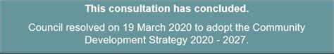 Community Development Strategy 20202027 Your Say Tweed