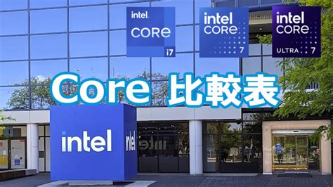 Coreシリーズ比較表 世代や用途別にintel Cpuの性能を比較 便利？みさわのリンク集