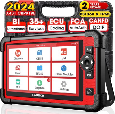 Amazon LAUNCH X431 CRP919E Elite OBD2 Scanner 2024 Bidirectional