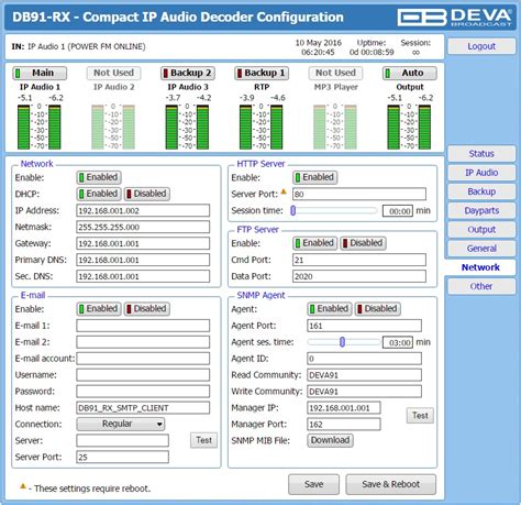 Décodeur IP DB91 RX Comequip Matériel Radio FM DAB DAB