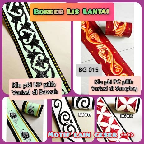 Stiker Lis Lantai Koleksi Gambar