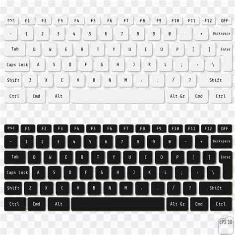 Computer Keyboard Vector At Vectorified Com Collection Of Computer Keyboard Vector Free For