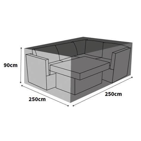 Ultimate Protector Rectangular Corner Sofa Dining Set Cover 300cm