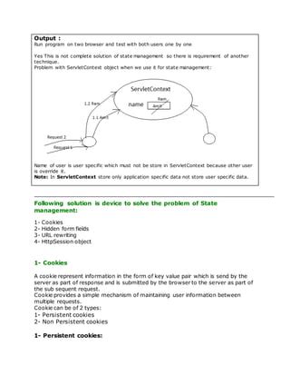 State Management Servlet Pdf