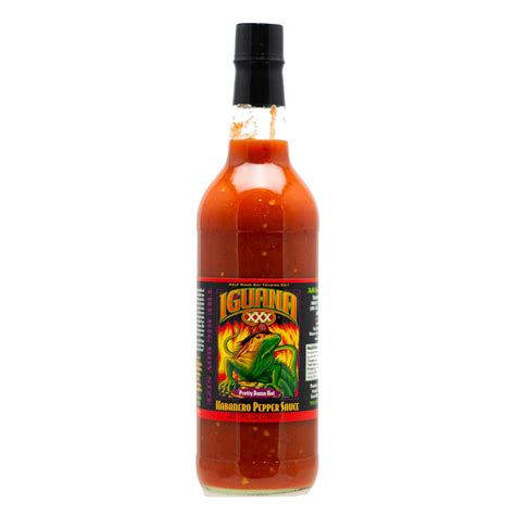 Iguana Xxx Habanero Hot Sauce 257 Oz Half Moon Bay Trading