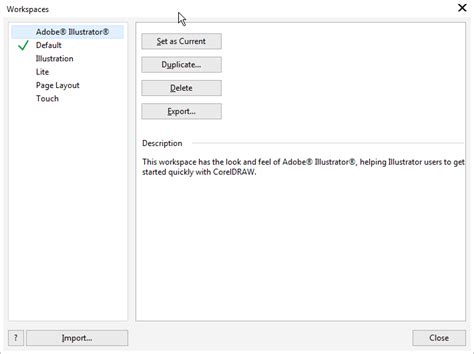 Missing Tools In Toolbox And Missing Workspace Options Coreldraw Graphics Suite 2019 For