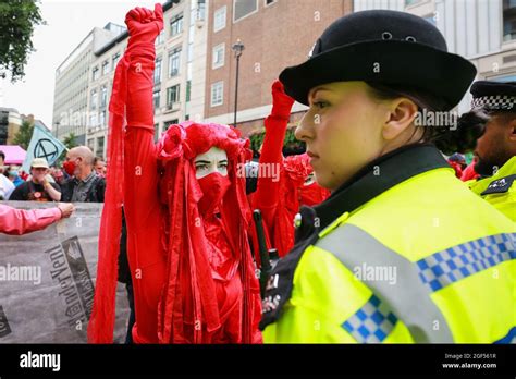 London Uk 23 August 2021 Extinction Rebellion Protest Impossible