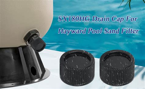 Boocii Sx180hg Sand Filter Drain Cap And Gasket For Hayward