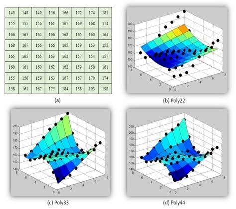 Surface Fitting Of Weighted 3d Polynomials A Randomly Selected