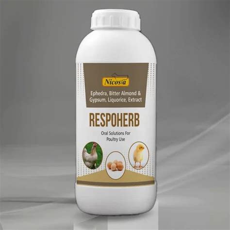 Liquid Chickens Herbal Poultry Feed Supplement Respoherb For Clinical