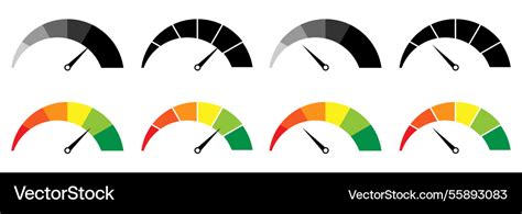 Set Of Progress Indicator Icon Royalty Free Vector Image