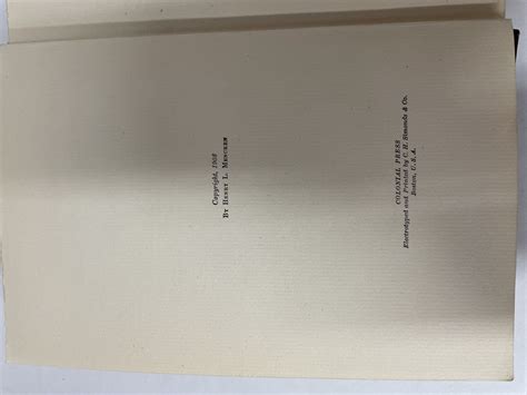 The Philosophy Of Friedrich Nietzsche H L Mencken First State