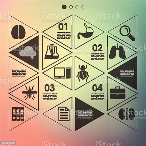 Veterinary Infographic With Unfocused Background向量圖形及更多信息圖形圖片 信息圖形 健