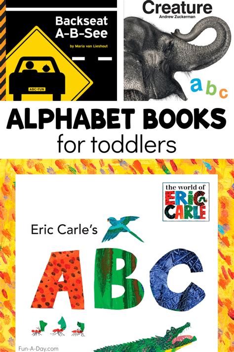 Alphabet Books For Preschoolers To Enjoy As They Learn Letters Fun A Day