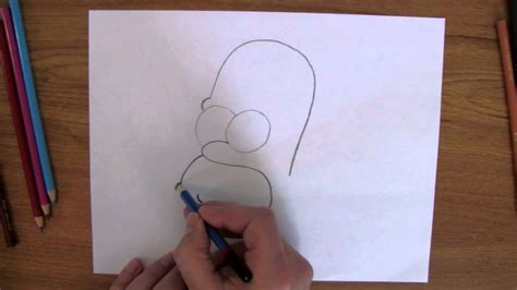 How To Draw Homer Simpson Youtube