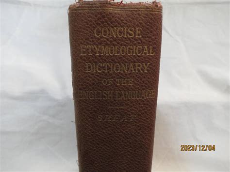 Yahoo オークション A Concise Etymological Dictionary Of The Engl