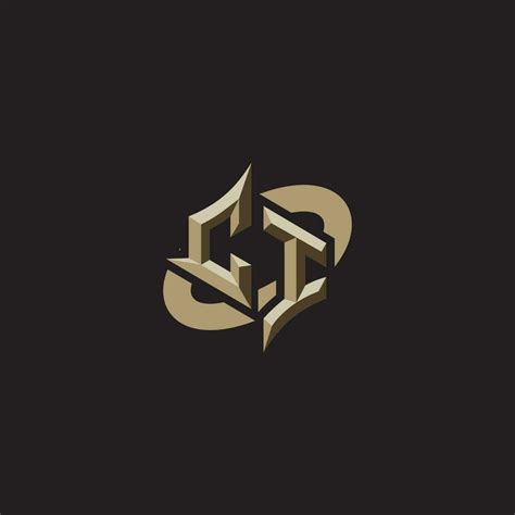 Ci Initials Concept Logo Professional Design Esport Gaming 35168250