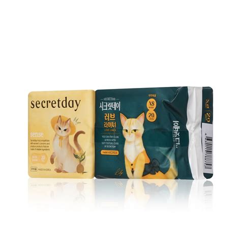 Ежедневные прокладки Secretday Love liner + Sense (20шт + 20шт) 40шт ...
