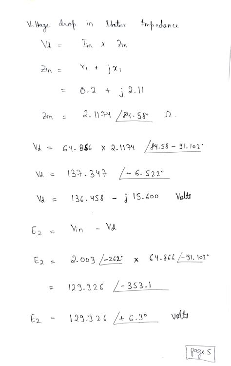 [solved] A Three Phase 460v 60hz 6 Pole Induction Motor Has The Following Single Phase